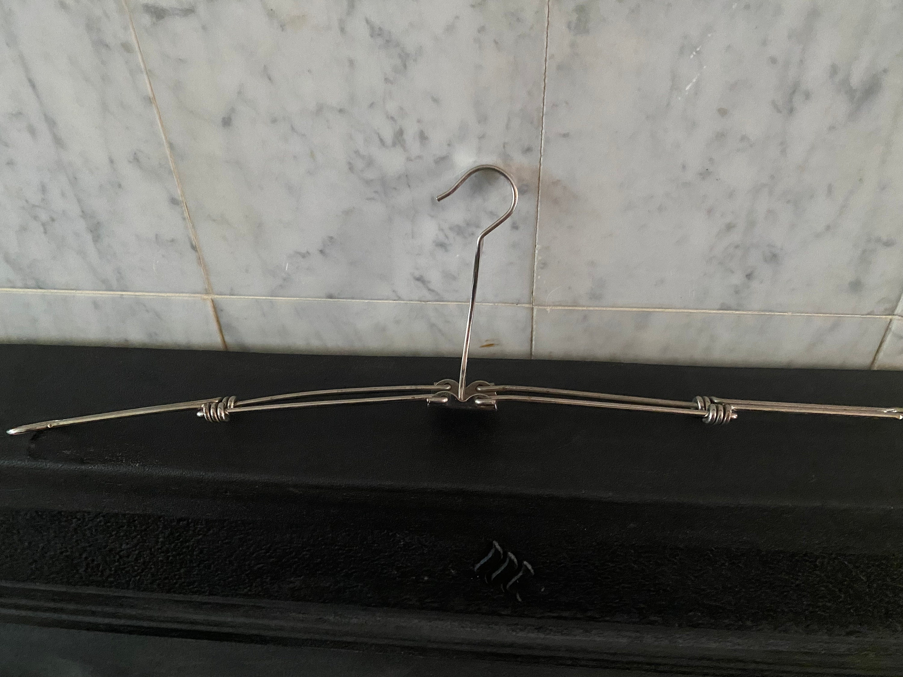 Antique Collapsible Travel Hanger. Clever and Made of Sturdy Metal ...