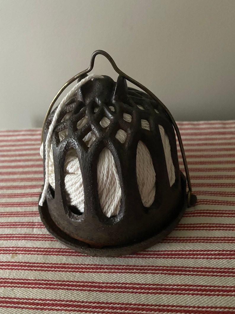 Antique Cast Iron String Holder, Beautiful and Useful Old Fashioned ...