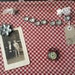 Vintage Tray Turned Message Board With Vintage Magnets. Cute Gingham ...