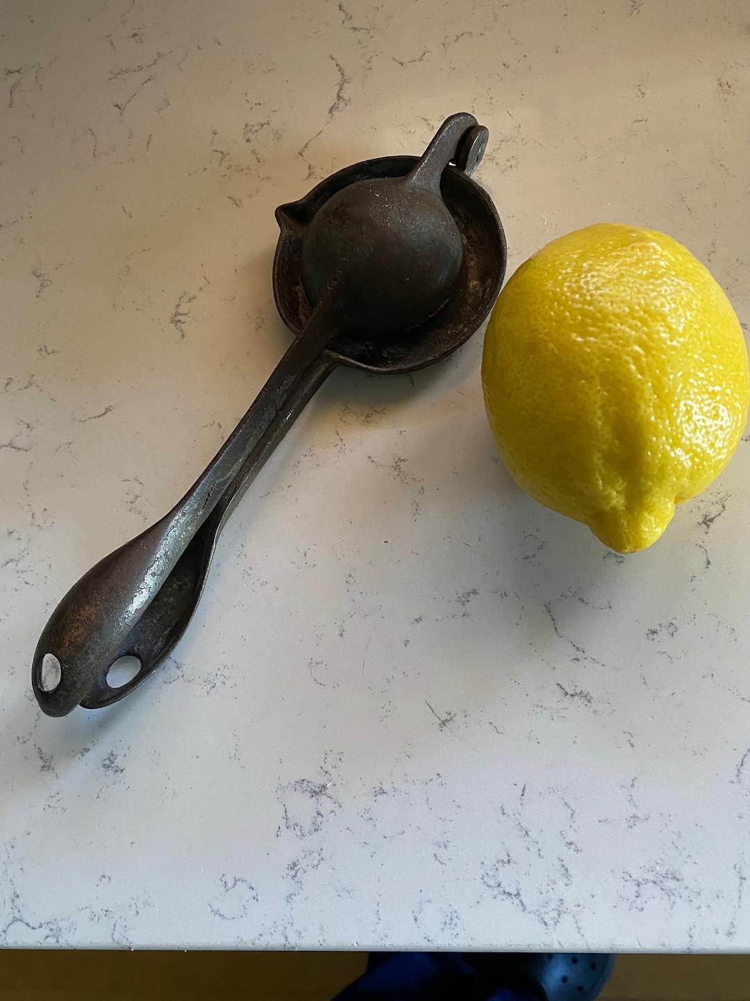 Antique Lemonade Squeezer, Lemon or Lime Juicer, Very Old Cast Iron ...
