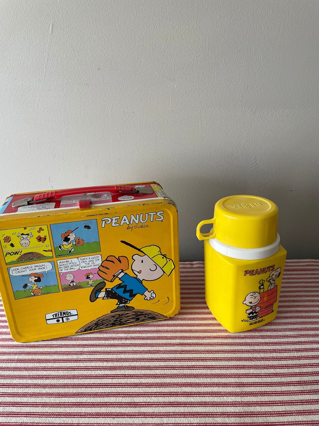 Vintage 1970's Peanuts Lunch Box, Collectible and Cute Classic Kids ...