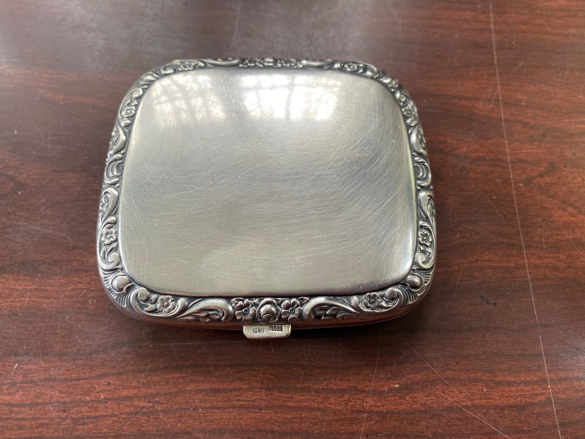 Antique George Howson Silver Compact. Hallmarked With Initials | Etsy