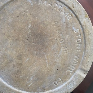 Antique Macomb Stoneware Crock. Hand Stamped With Macomb and a Little ...
