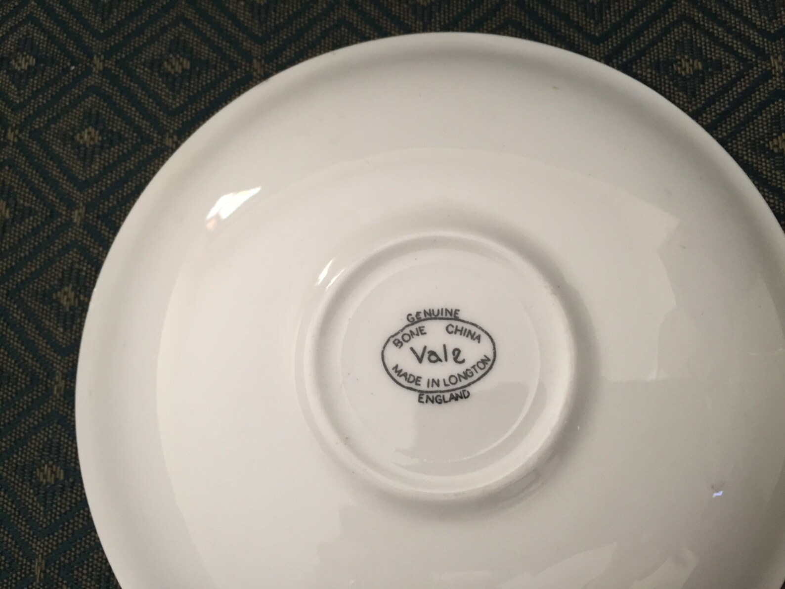 Vintage Vale English Bone Chine Tea Cup and Saucer. Multi | Etsy