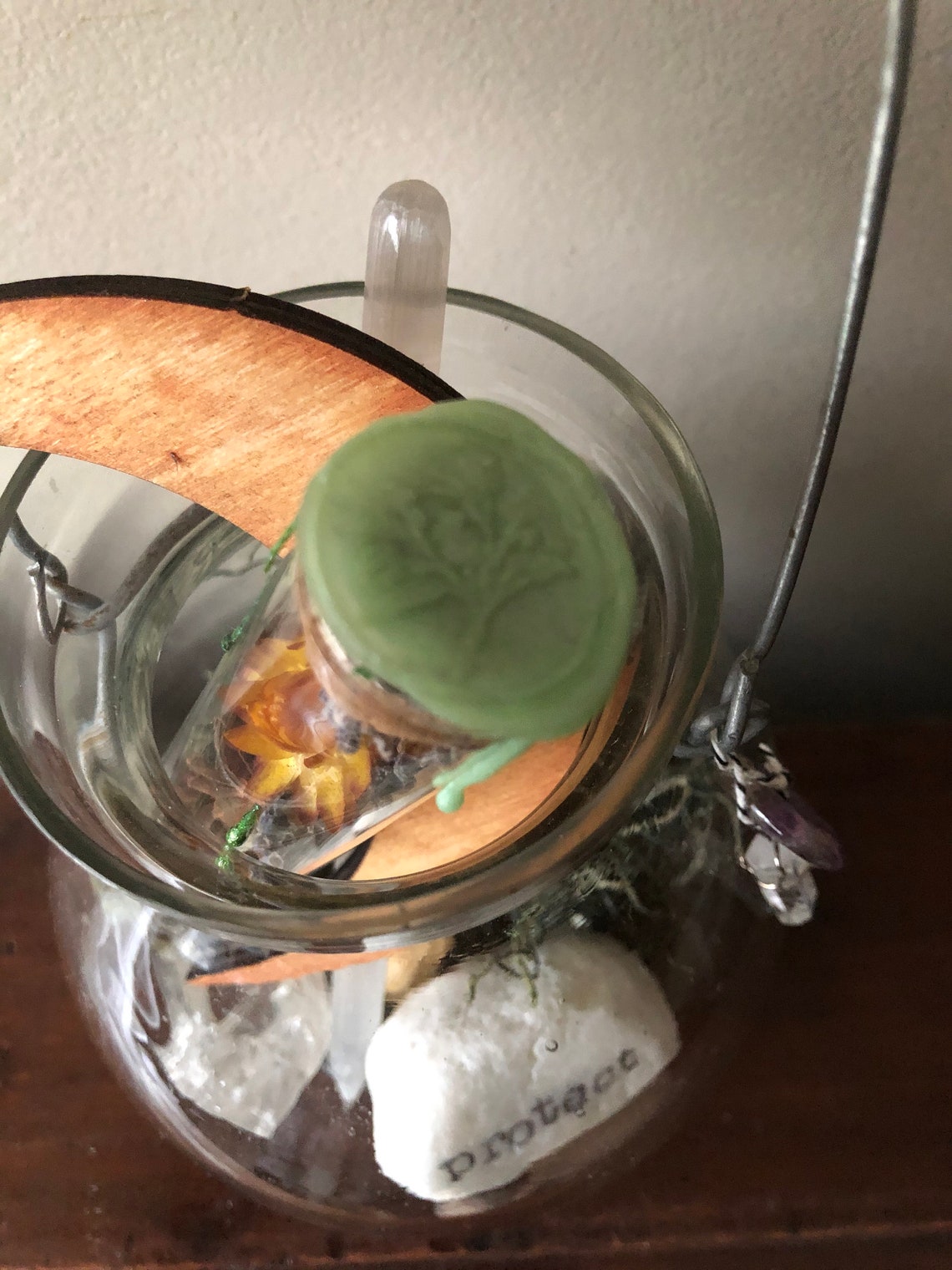 Protection Jar Blessing Jar Intention Jar Home Decor. Peace - Etsy