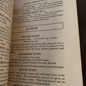 Antique Cookbook. Larkin Company Copyright 1908. 71 Page Soft Cover ...