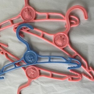 Vintage Baby Hangers, Cute Pastel Nursery Colored Mini Hangers. Set of ...