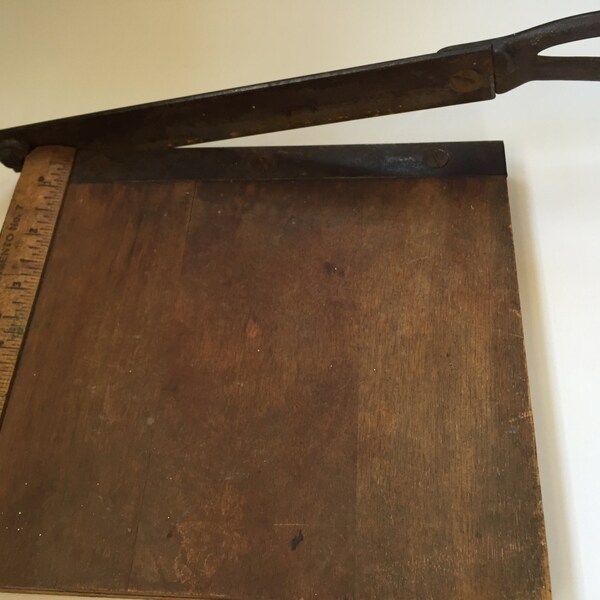 Vintage Paper Cutter - Etsy