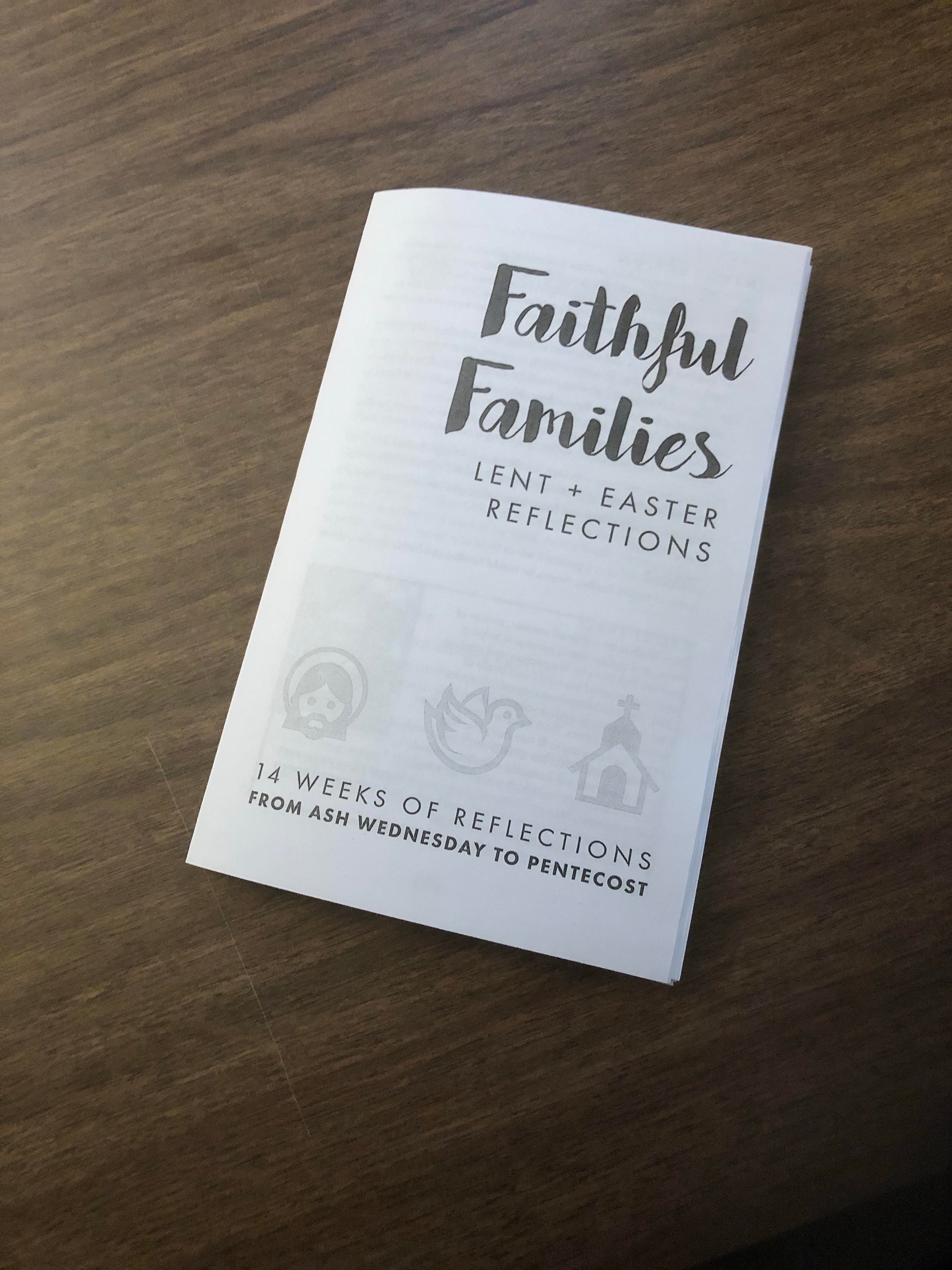 Faithful Families Lenten Booklet 14 Weeks From Lent to Pentecost (most ...
