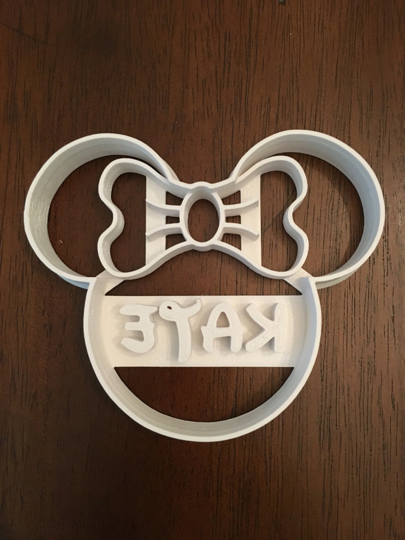 Minnie Mouse Personalized Cookie Cutter. | Etsy