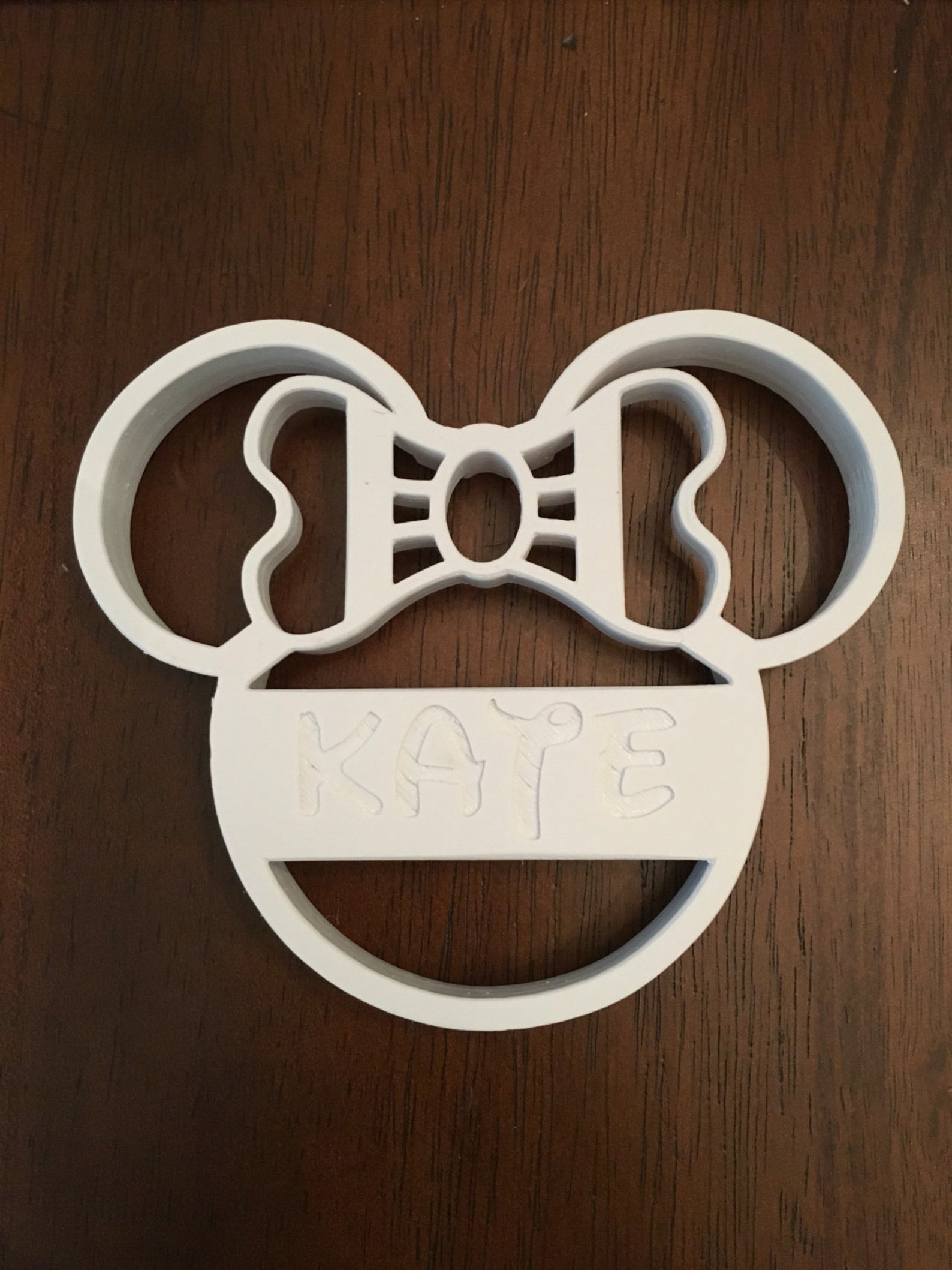 Minnie Mouse Personalized Cookie Cutter. | Etsy
