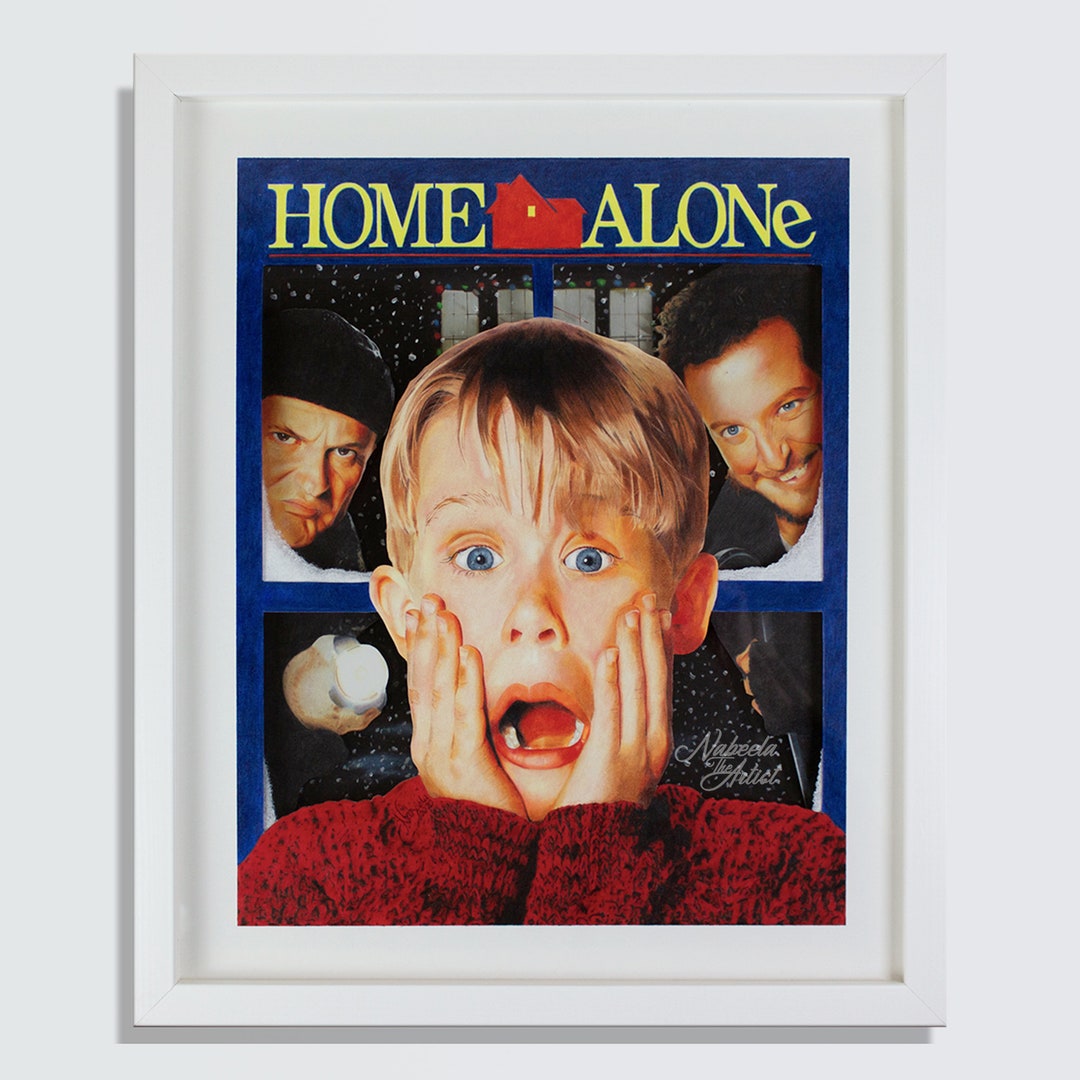 Home Alone | Original Drawing | 3D Handmade Paper Diorama - Etsy
