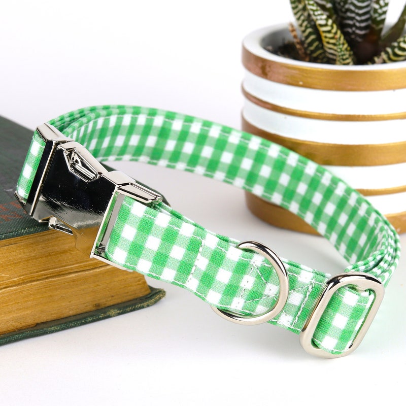Green Dog Collar - Etsy