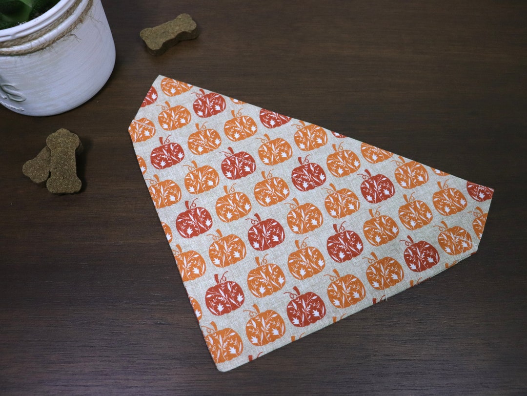 Fall Dog Bandana (over the Collar) - Harvest Pumpkins // Cat Bandana ...