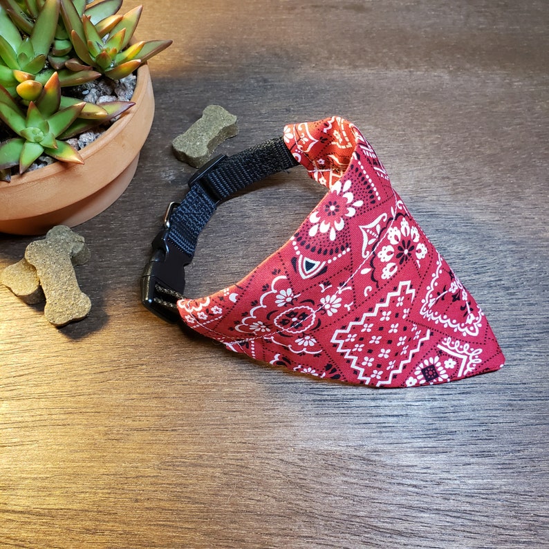 Traditional Dog Bandana Personalized over the Collar - Etsy