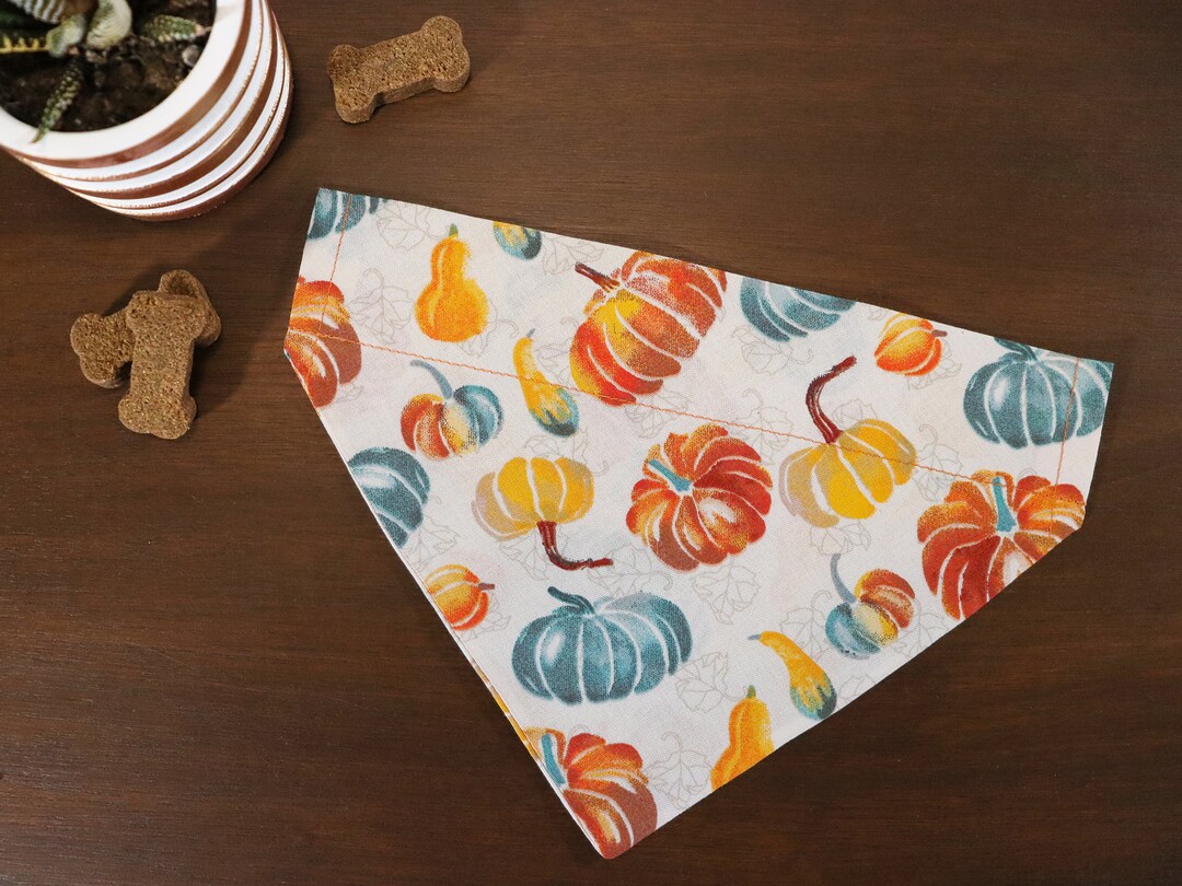 Fall Dog Bandana Personalized (over the Collar) - Autumn Harvest ...