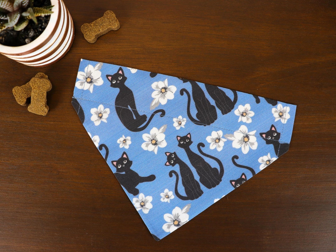 Black Cat Dog Bandana (over the Collar) - Cat Buddies // Cute Animals ...