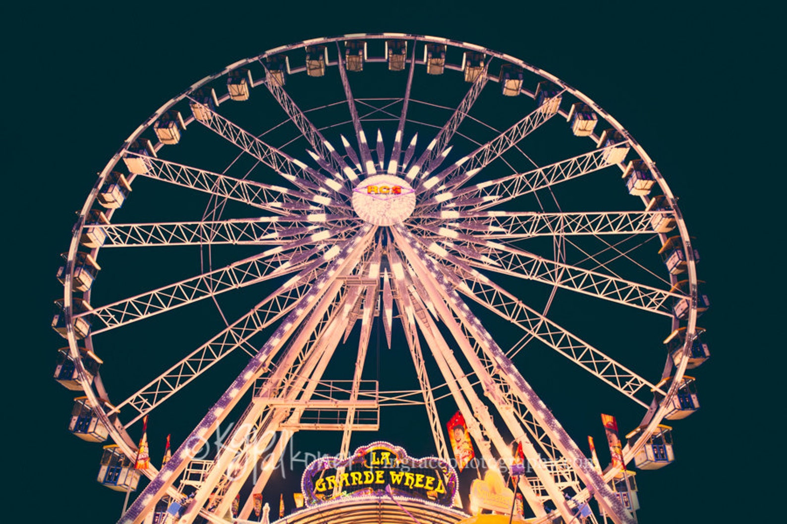 Ferris wheel photographcarnival photography carnival ride | Etsy
