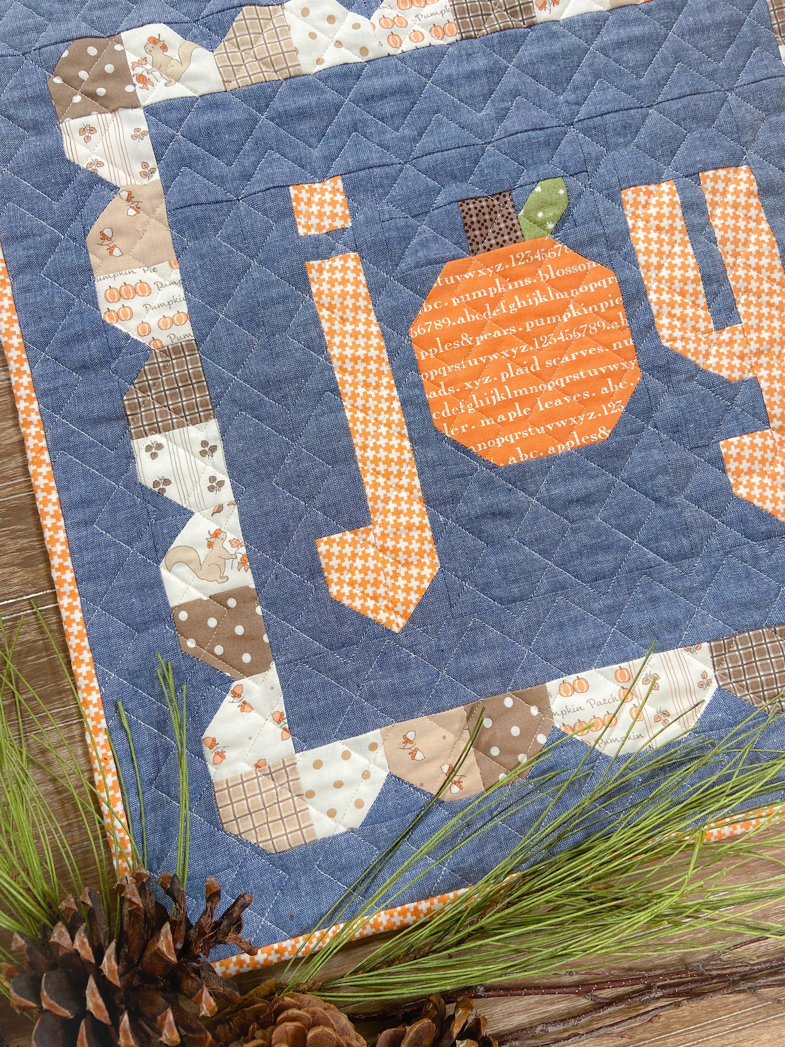 DIGITAL Pattern: Joy Mini Quilt christmas & Autumn Versions - Etsy