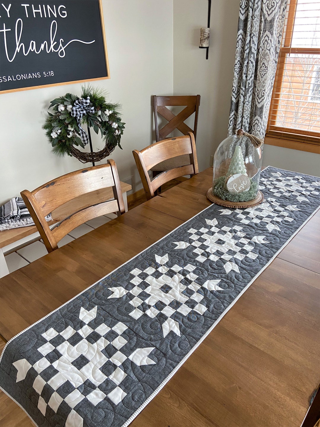 DIGITAL Pattern: Snowbound (a Winter Tablerunner) - Etsy