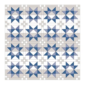 DIGITAL Pattern: Banded Stars (quilt) - Etsy