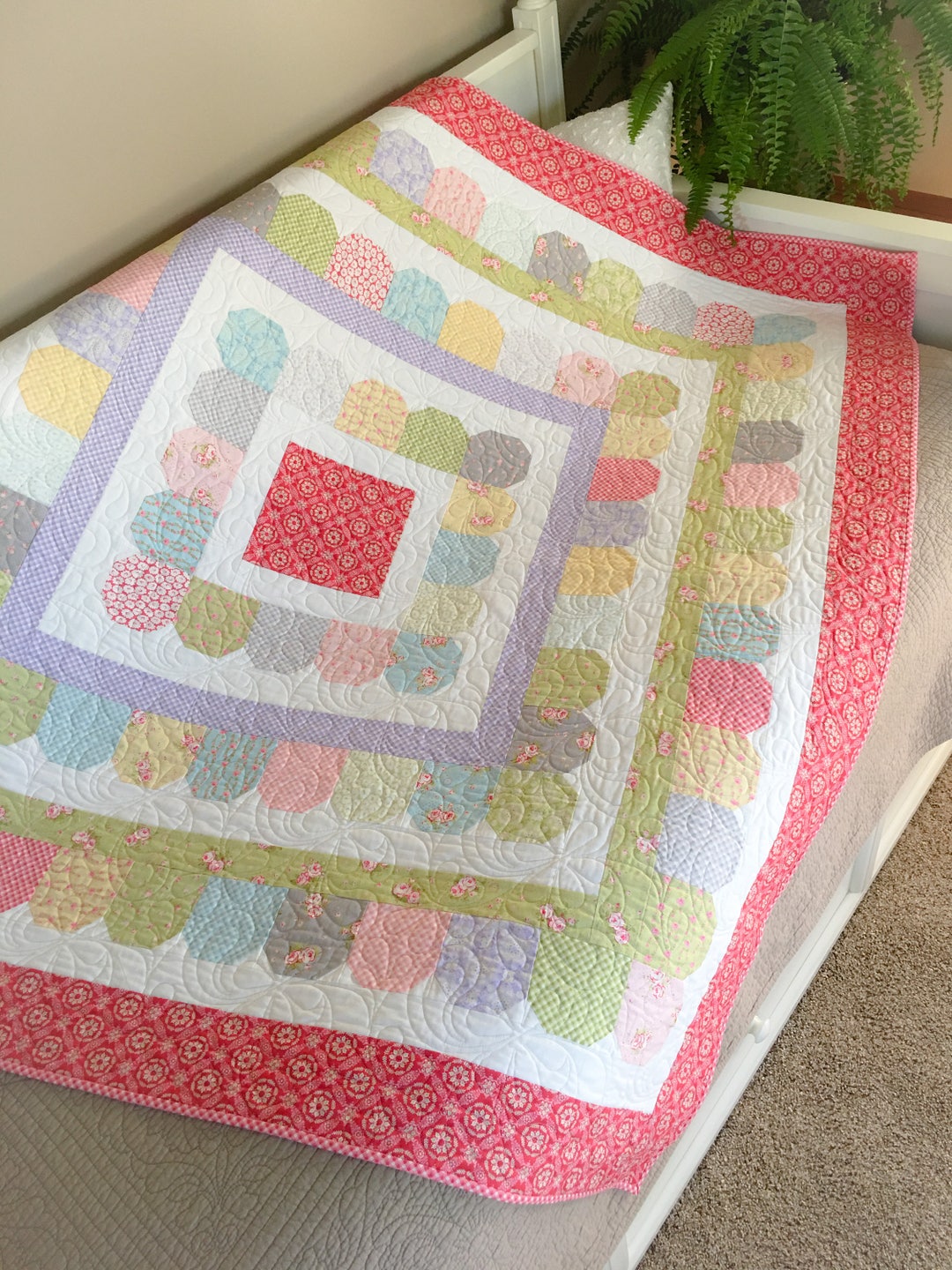 PAPER Pattern: Gumdrops (layer Cake Quilt) - Etsy