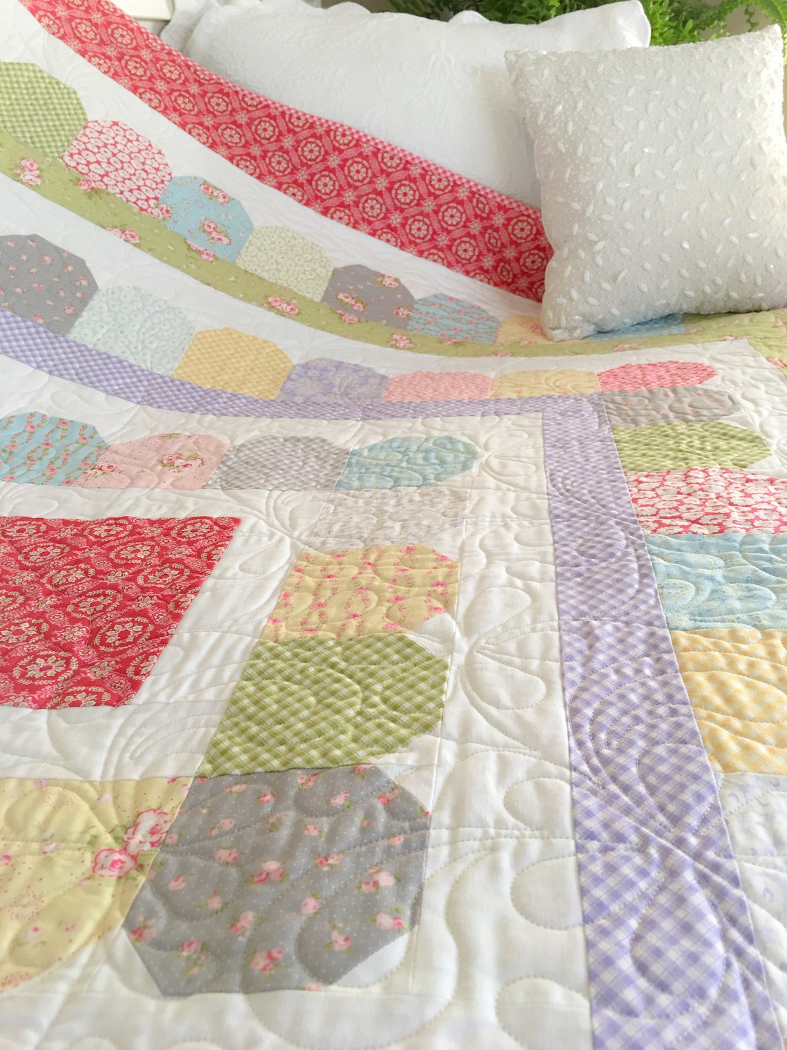 PAPER Pattern: Gumdrops layer Cake Quilt | Etsy