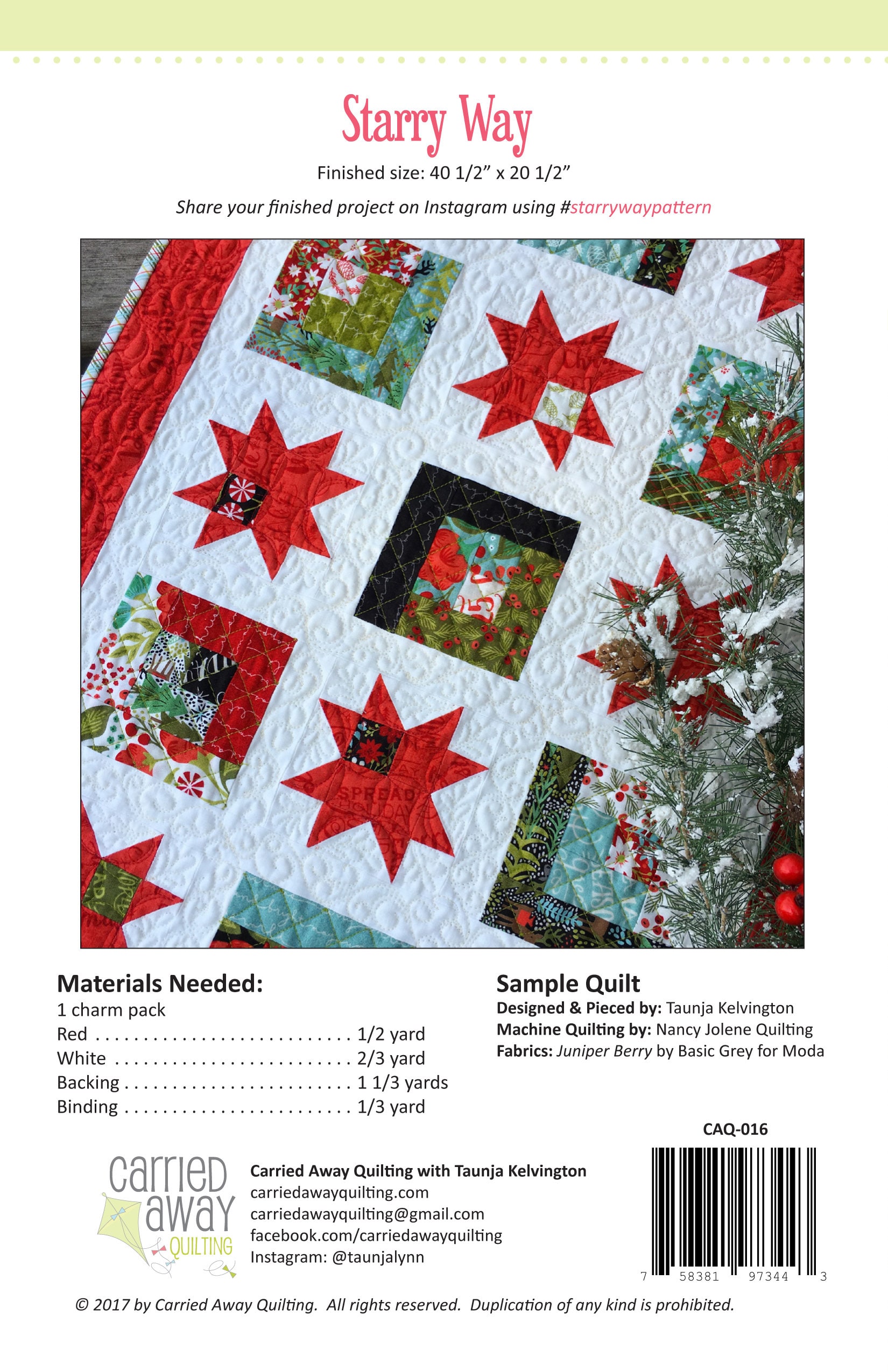 DIGITAL Pattern: Starry Way (charm Pack Runner) - Etsy Canada