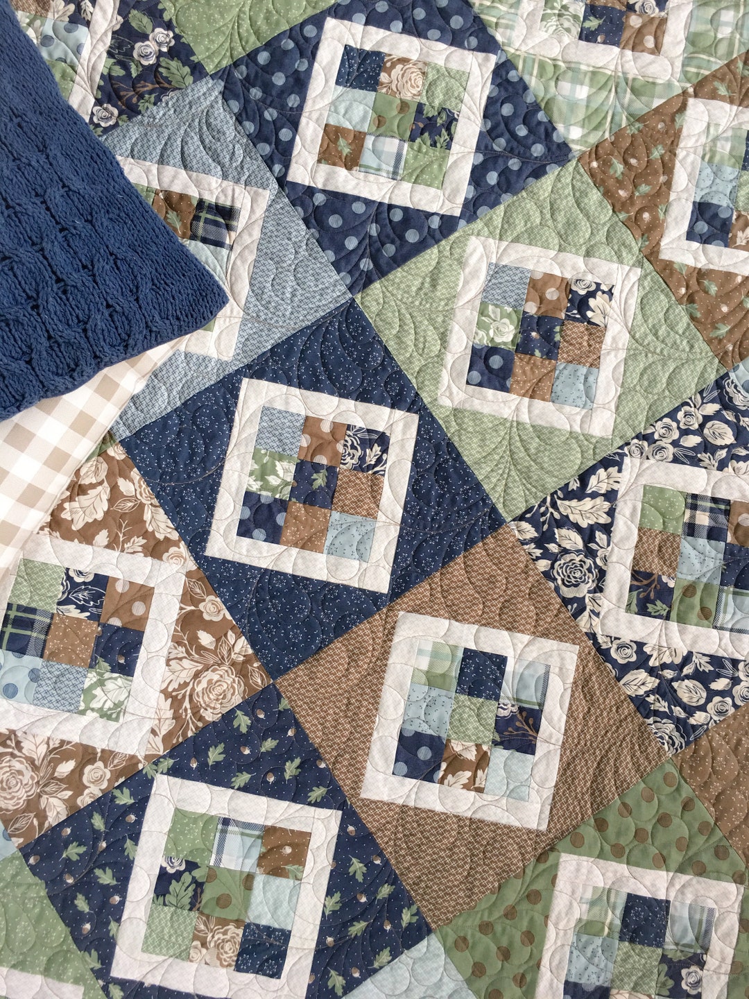 DIGITAL Pattern: 9 Patch Pivot (fat Quarter Quilt) - Etsy
