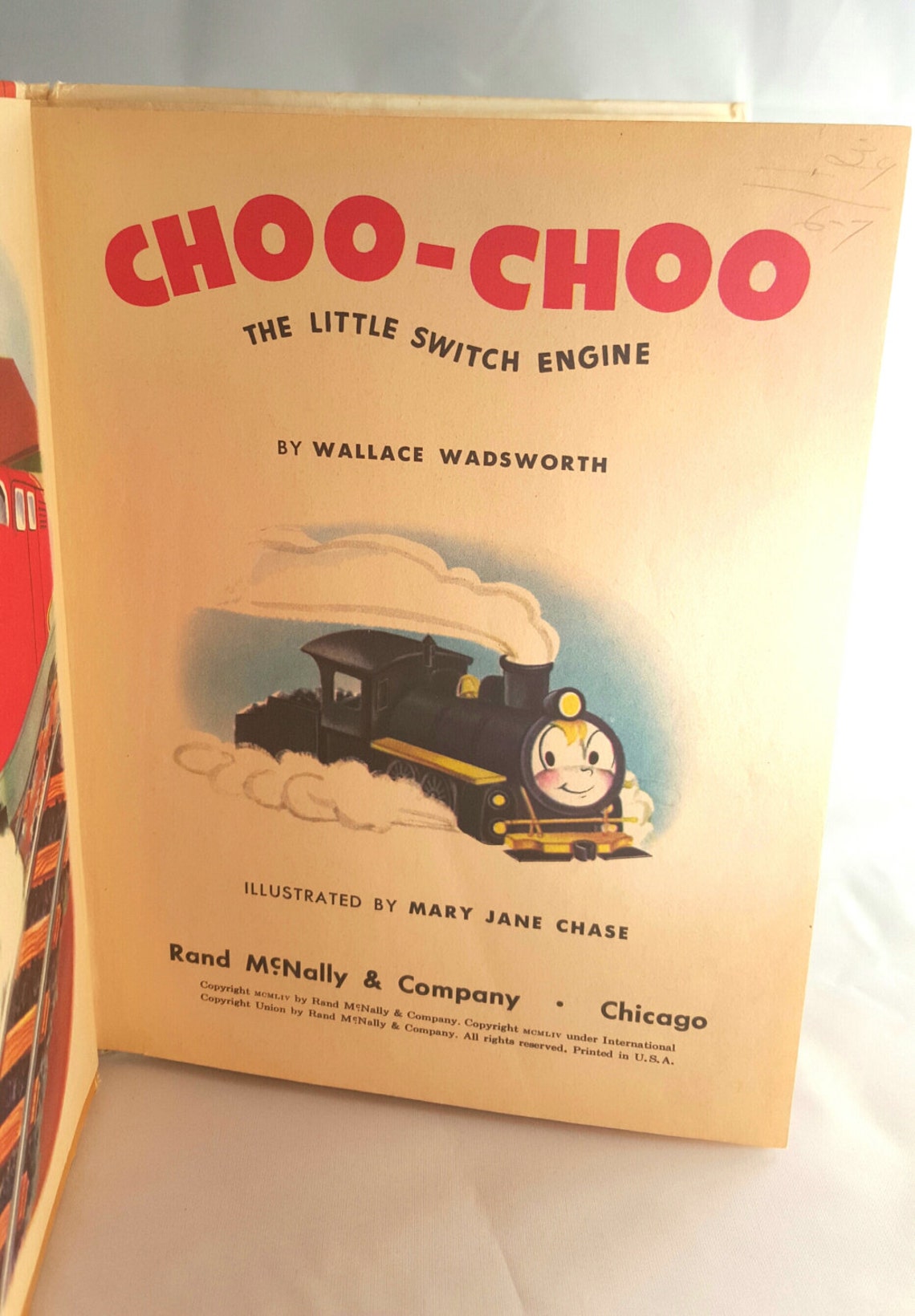 Choo Choo the Little Switch Engine 1954 Children's Book Trains ...