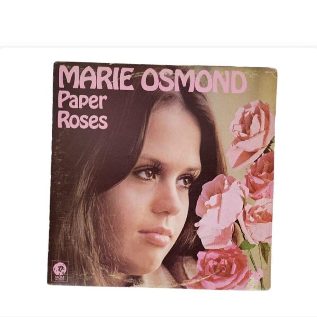 Vintage 1973 Marie Osmond Paper Roses Vinyl Album Soft Rock Pop Retro ...