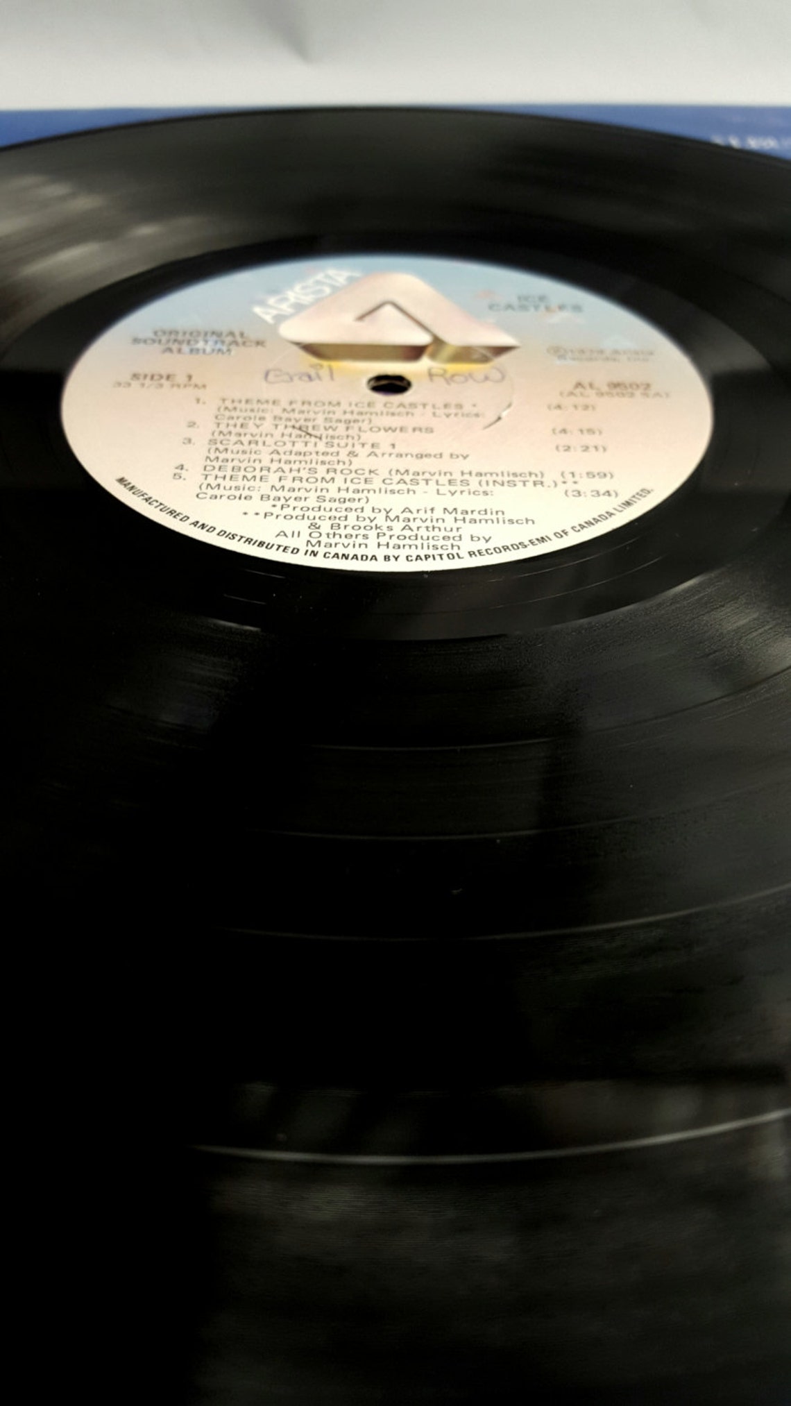 Ice Castles-motion Picture Soundtrack-1979 Arista Records-marvin ...