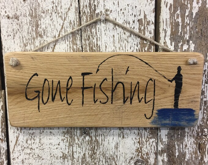 Gone Fishing Signs Fishing Signs Wooden Fishing Signs Fishing Sign Fly ...