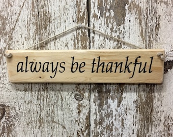 Gratitude sign | Etsy