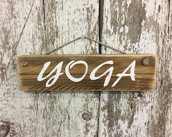 Yoga signs | Etsy