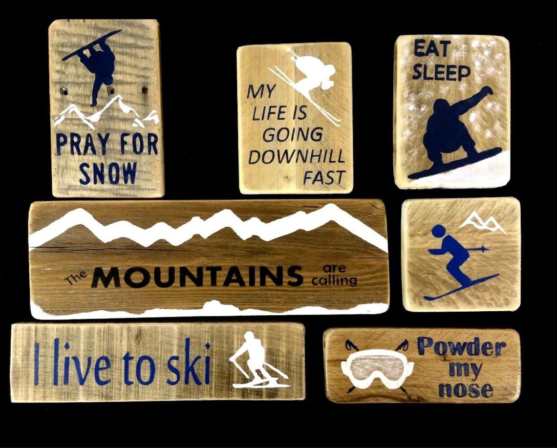 Snowmobile sign Snowmobiling Sign ski lodge sign ski sign | Etsy