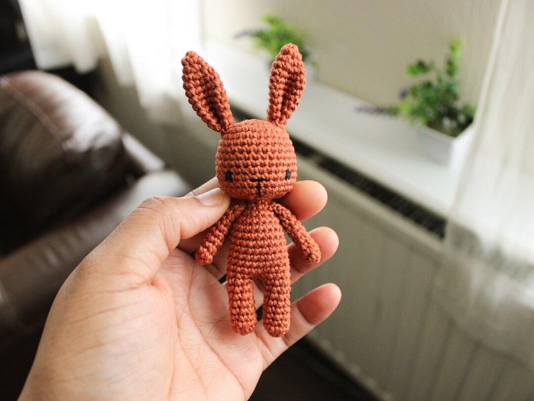 Mini Crochet Bunny FOX - Etsy