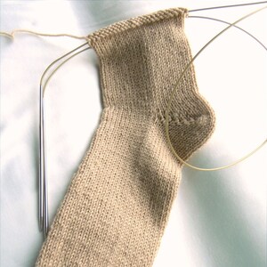 Knitted Socks Pattern, Learn Toe-up Method, Round Toe & Short-row Heel ...