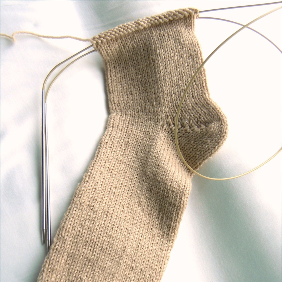 Toe up Sock Knitting Pattern, Learn Toe-up Method, Round Toe & Short ...