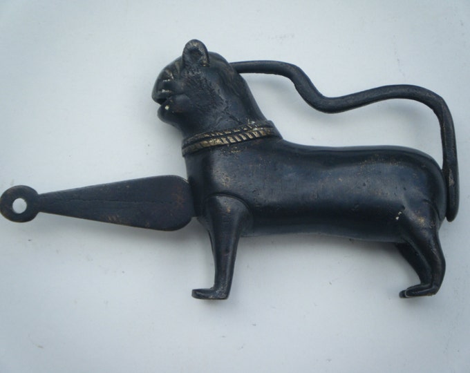 Vintage Rare Tiger Padlock Animal Push Lock Indian Home Decor - Etsy
