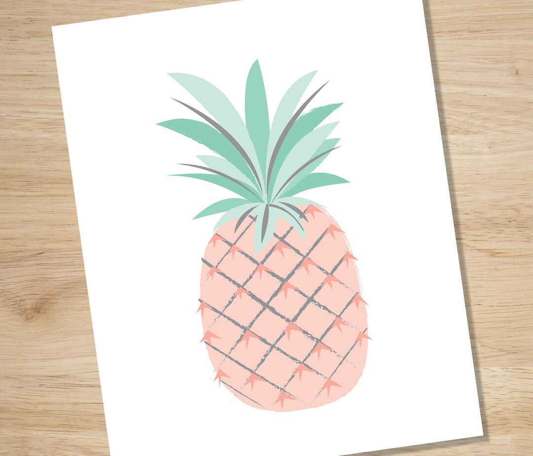 Pineapple Wall Art Tropical Decor Welcome Sign Pineapple - Etsy