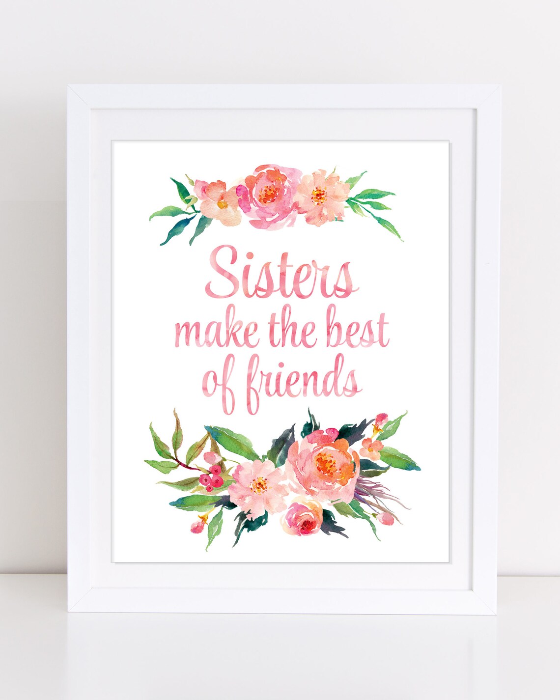 Sisters Print Sisters Wall Art Sisters Make the Best of | Etsy