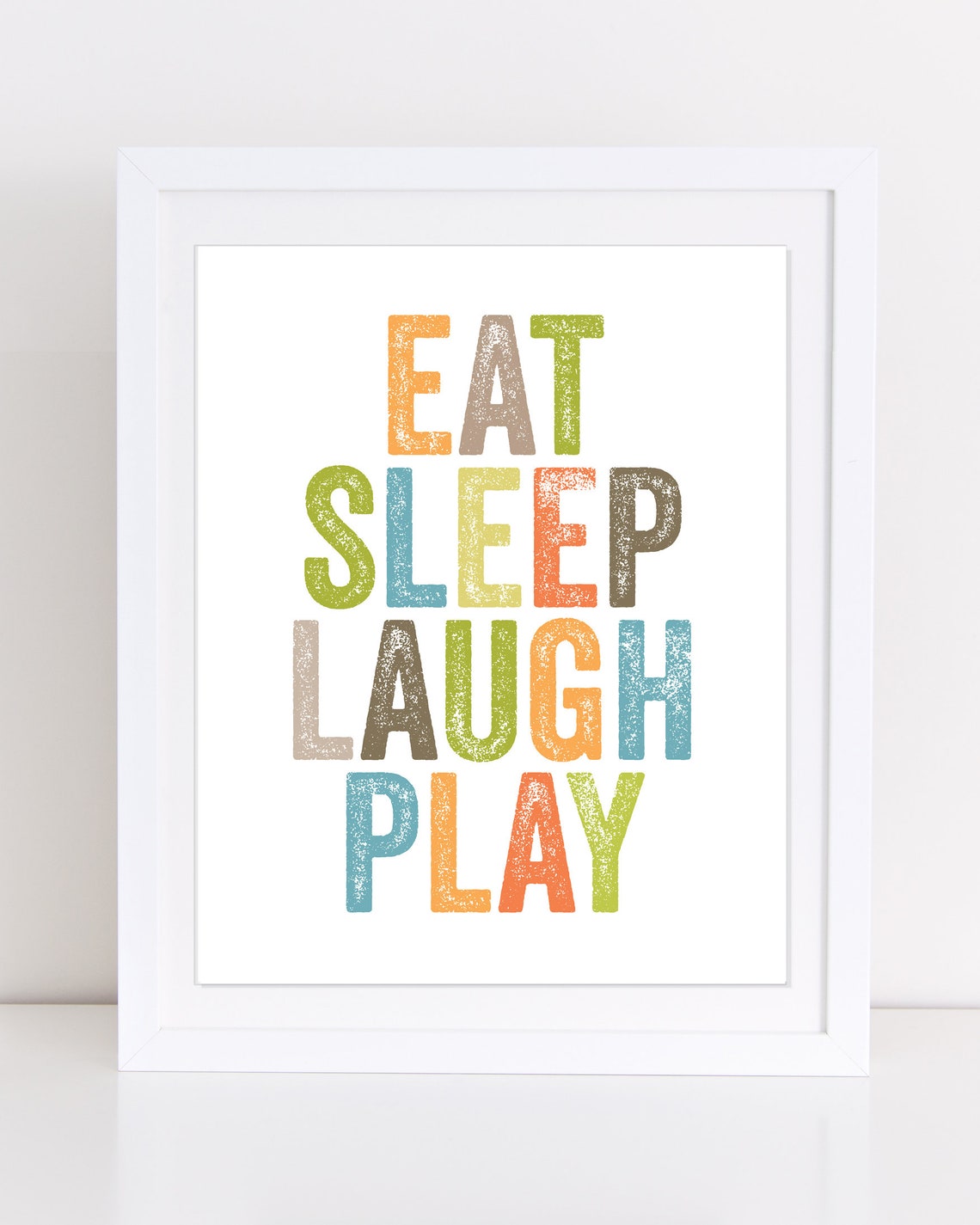 Nursery Wall Art Playroom Printable Eat Sleep Laugh Play - Etsy
