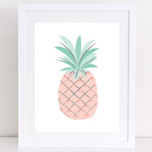 Pineapple Wall Art Tropical Decor Welcome Sign Pineapple - Etsy