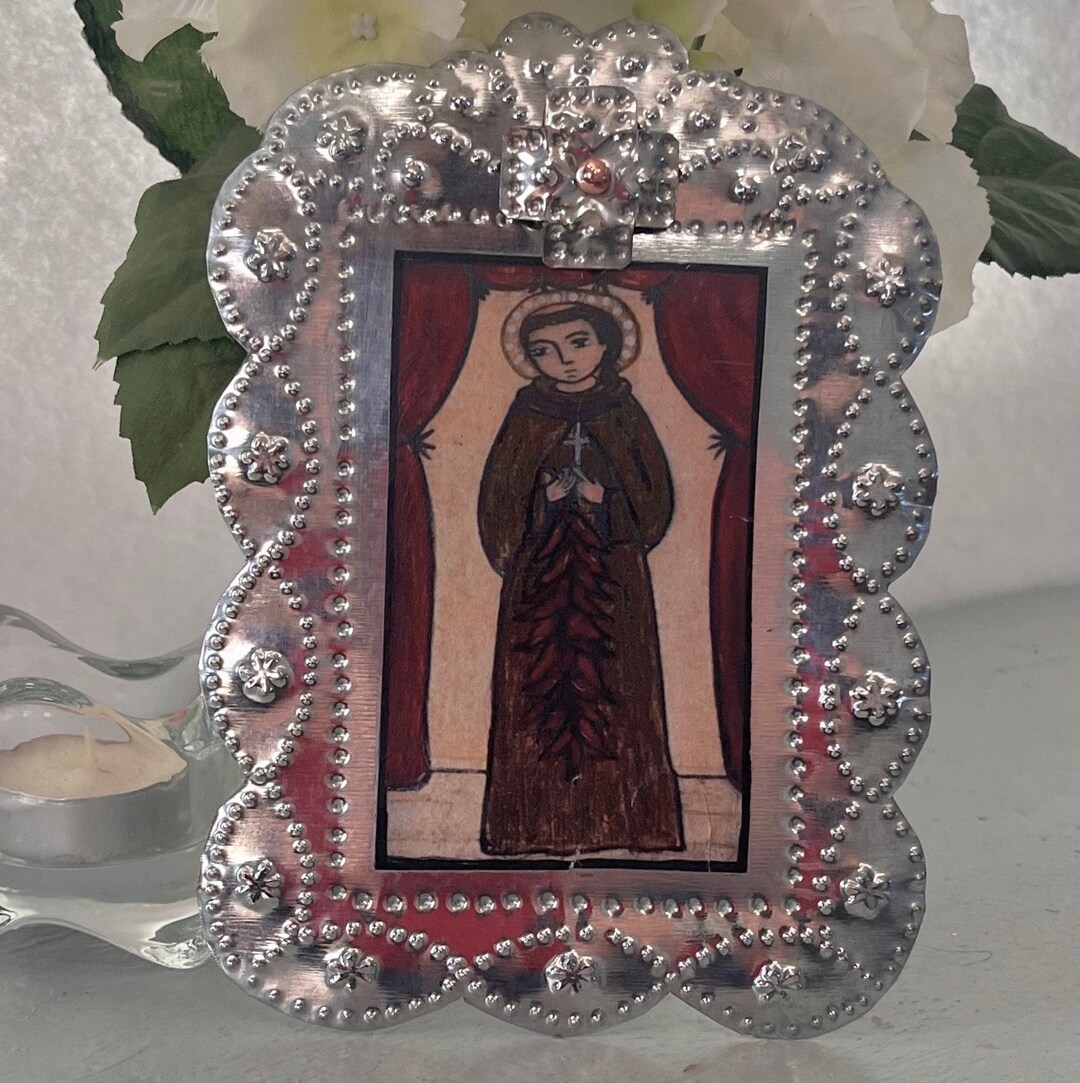 Kitchen Saint, Patron Saint of Cooks, San Pasqual, New Mexico Punched ...