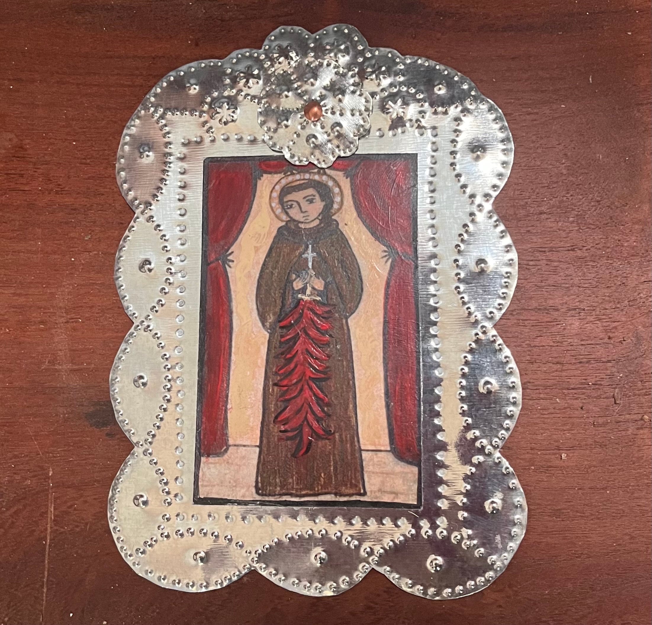 Kitchen Saint, Patron Saint of Cooks, San Pasqual, New Mexico Punched ...