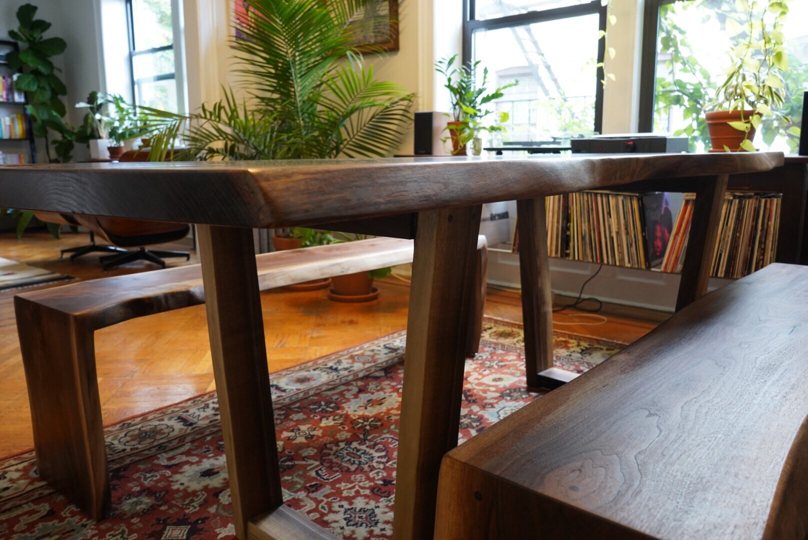 Black Walnut Live Edge Dining Table - Etsy