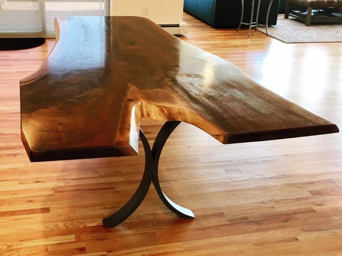 Arced Steel Table Base - Etsy