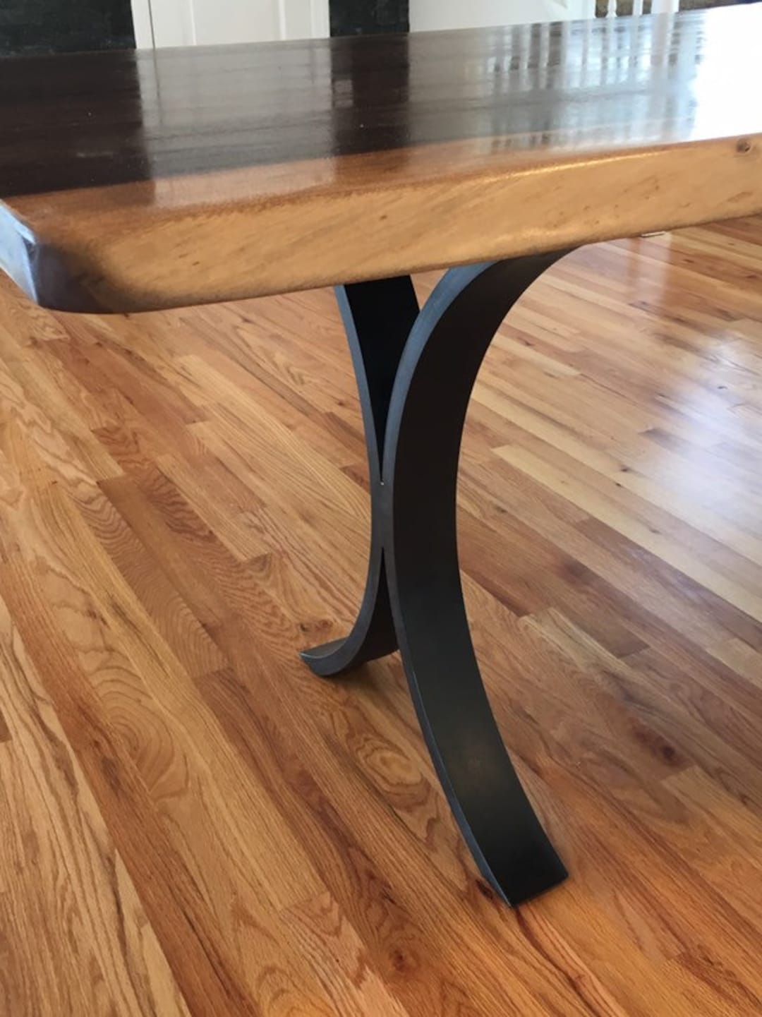 Arced Steel Table Base - Etsy