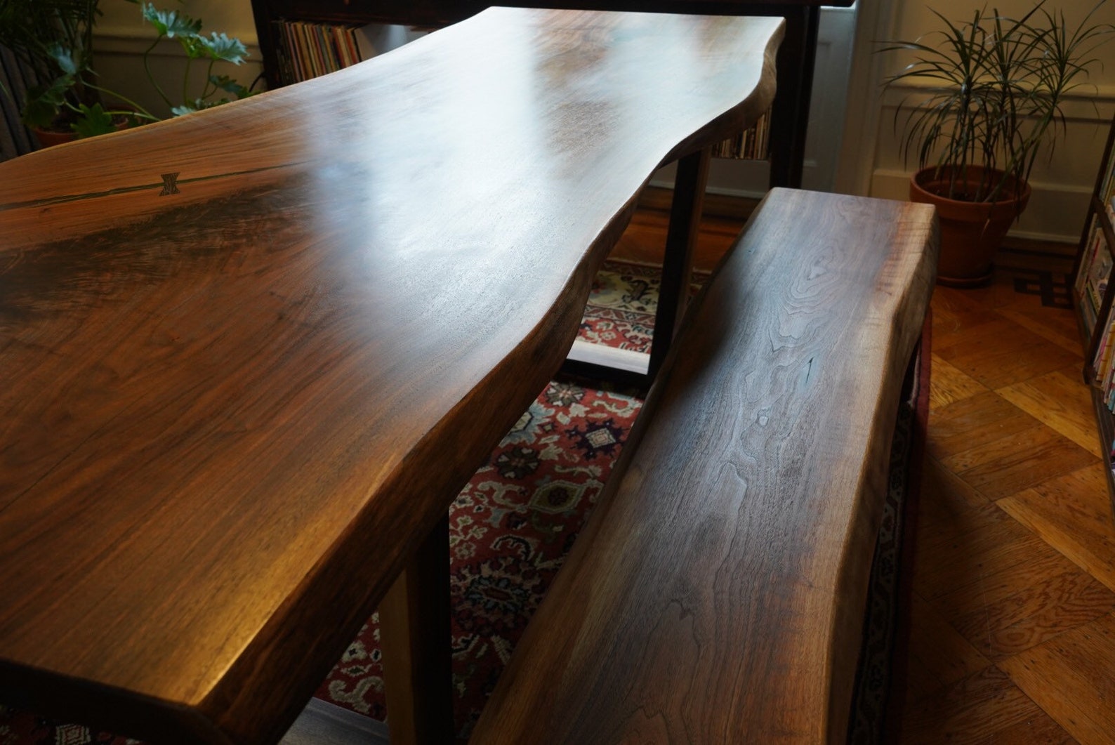 Black Walnut Live Edge Dining Table - Etsy